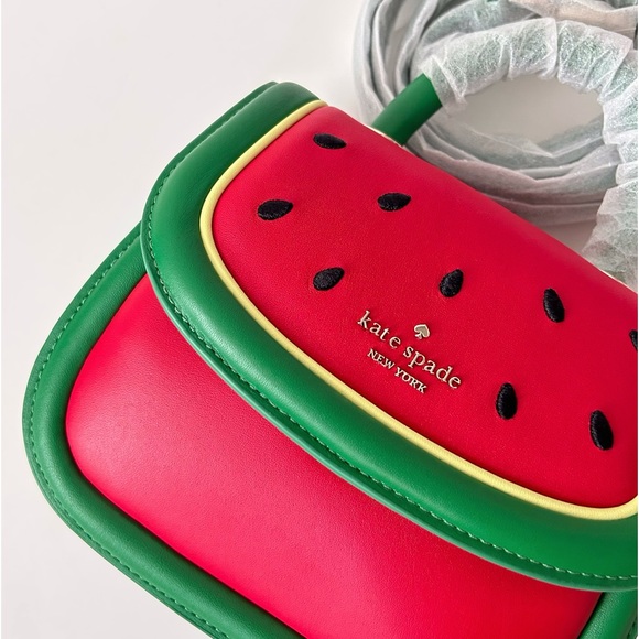 kate spade | Bags | Kate Spade Puffy What A Watermelon Mini Top Handle ...
